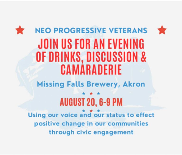 NEO Progressive Veterans’ Meetup*